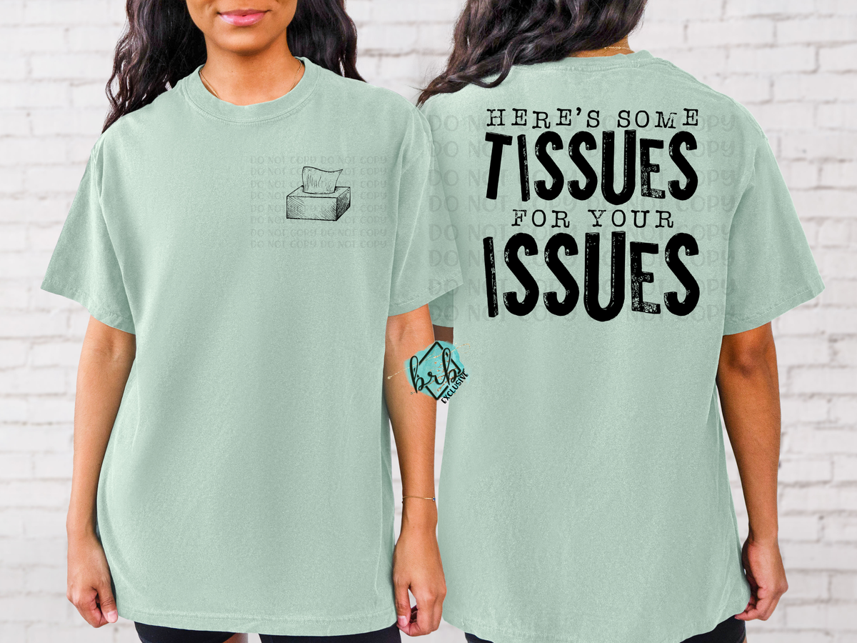 Tissues For Your Issues – BRB Transfers + Wholesale